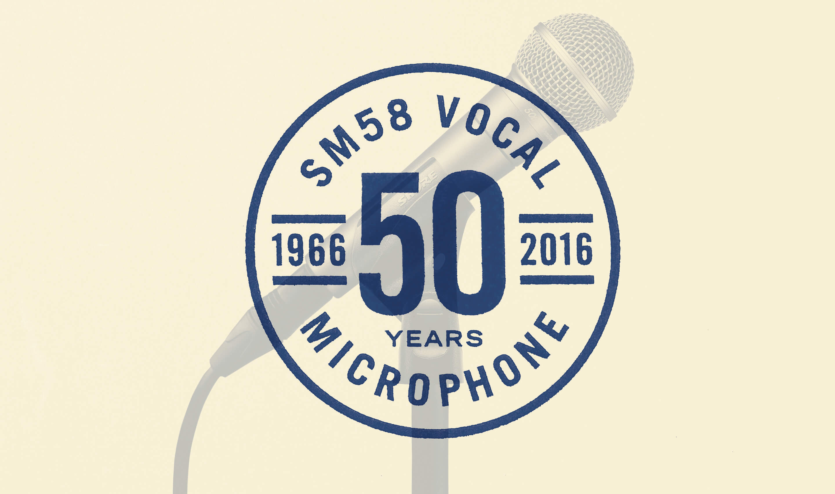 Shure SM58 Microphone Anniversary Package | Shawn Ritzenthaler